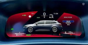 Grey Toyota Corolla 2024 in Utena, with an engine capacity of 1.80 L and mileage of 64 thousand km for 20350 €, photo 11 on AUTOMOTO.COM.LV
