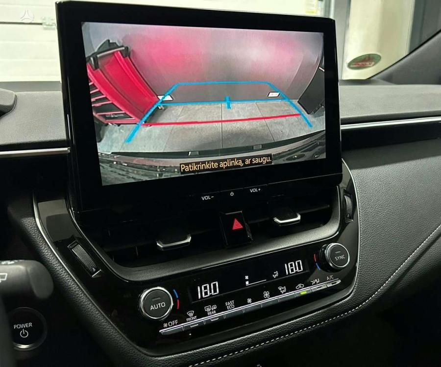 Grey Toyota Corolla 2024 in Utena, with an engine capacity of 1.80 L and mileage of 64 thousand km for 20350 €, photo 15 on AUTOMOTO.COM.LV