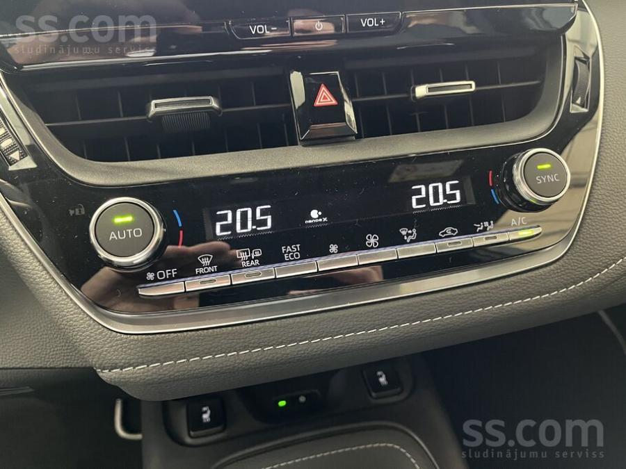 Grey Toyota Corolla 2026 in Ventspils, with an engine capacity of 1.80 L and mileage of 0 thousand km for 32500 €, photo 16 on AUTOMOTO.COM.LV