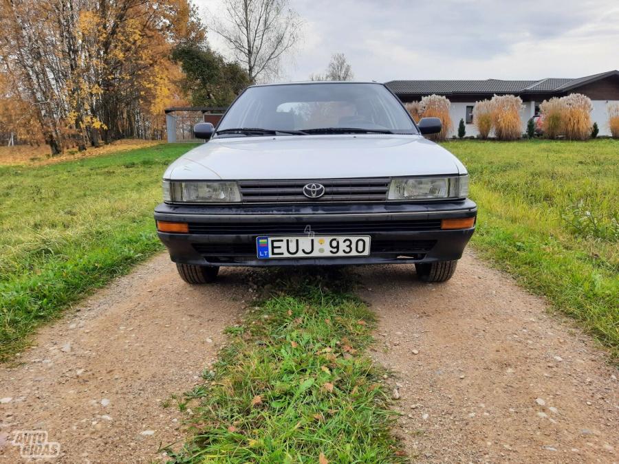 Toyota Corolla 1991 in Utena, with an engine capacity of 1.30 L and mileage of 119 thousand km for 3800 €, photo 1 on AUTOMOTO.COM.LV