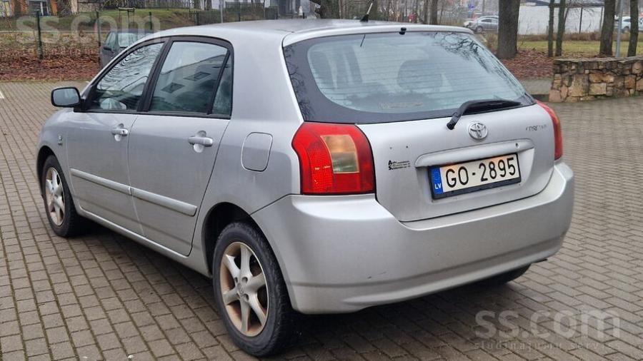 Toyota Corolla 2002 Rīga, ar dzinēja tilpumu 1.60 L un nobraukumu 0 tūkst. km par 1270 €, foto 8 vietnē AUTOMOTO.COM.LV