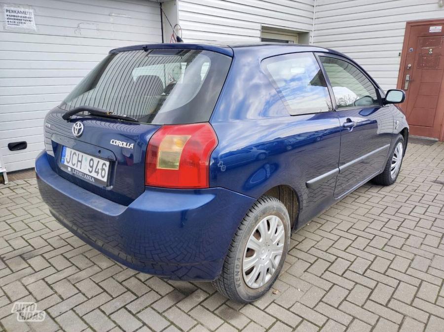 Toyota Corolla 2002 Bliūdžiai, ar dzinēja tilpumu 2.00 L un nobraukumu 214 tūkst. km par 1230 €, foto 11 vietnē AUTOMOTO.COM.LV