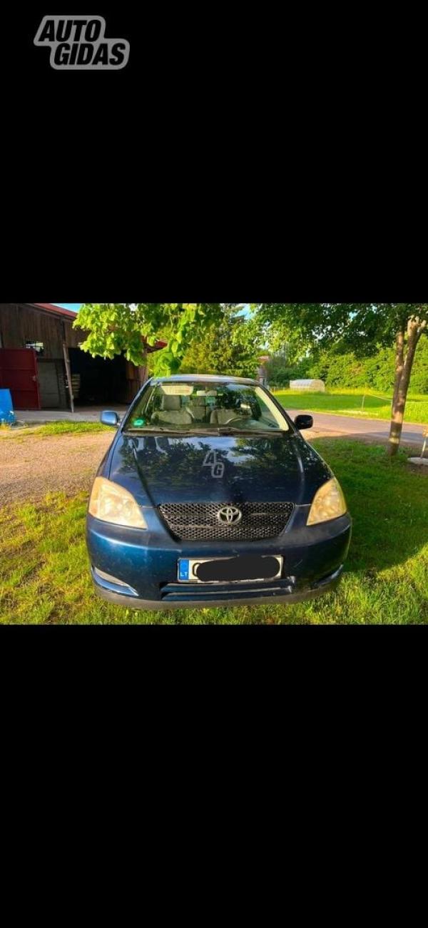 Toyota Corolla 2002 Gargždai, ar dzinēja tilpumu 1.40 L un nobraukumu 230 tūkst. km par 1300 €, foto 1 vietnē AUTOMOTO.COM.LV