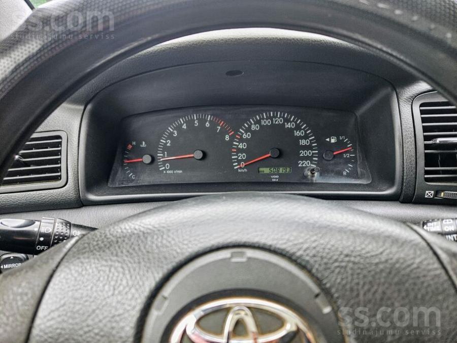 Toyota Corolla 2003 in Riga, with an engine capacity of 1.40 L and mileage of 508 thousand km for 850 €, photo 9 on AUTOMOTO.COM.LV