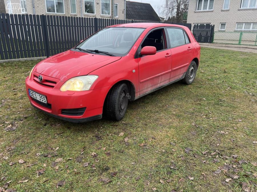 Toyota Corolla 2005 Kauņa, ar dzinēja tilpumu 1.40 L un nobraukumu 271 tūkst. km par 1050 €, foto 1 vietnē AUTOMOTO.COM.LV