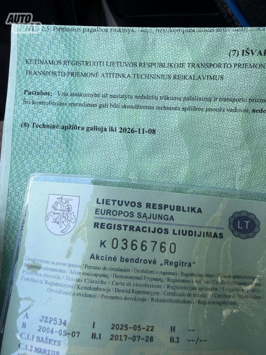 Тойота Королла 2005 в Вильнюс, объемом двигателя 2.00 л и пробегом 370 тыс. км за 750 €, фото 7 на AUTOMOTO.COM.LV
