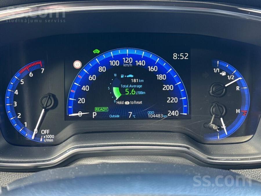 Toyota Corolla 2021 in Riga, with an engine capacity of 1.80 L and mileage of 104 thousand km for 16490 €, photo 14 on AUTOMOTO.COM.LV