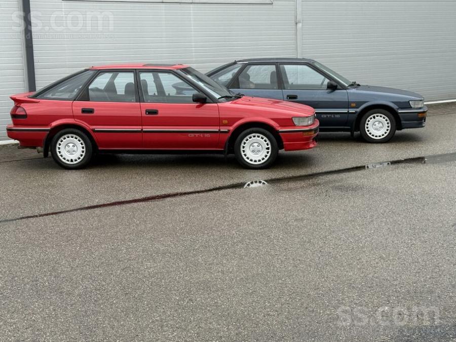 Red Toyota Corolla 1991 in Riga, with an engine capacity of 1.60 L and mileage of 180 thousand km for 9990 €, photo 21 on AUTOMOTO.COM.LV