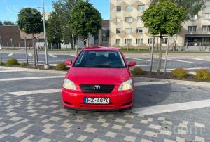Sarkans Toyota Corolla 2004 Jelgava, ar dzinēja tilpumu 1.60 L un nobraukumu 310 tūkst. km par 1050 €, foto 2 vietnē AUTOMOTO.COM.LV
