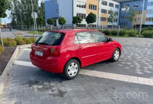 Sarkans Toyota Corolla 2004 Jelgava, ar dzinēja tilpumu 1.60 L un nobraukumu 310 tūkst. km par 1050 €, foto 4 vietnē AUTOMOTO.COM.LV