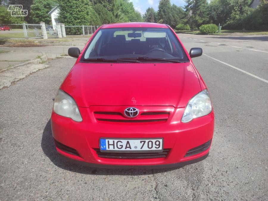 Sarkans Toyota Corolla 2006 Kauņa, ar dzinēja tilpumu 1.40 L un nobraukumu 184 tūkst. km par 2250 €, foto 2 vietnē AUTOMOTO.COM.LV