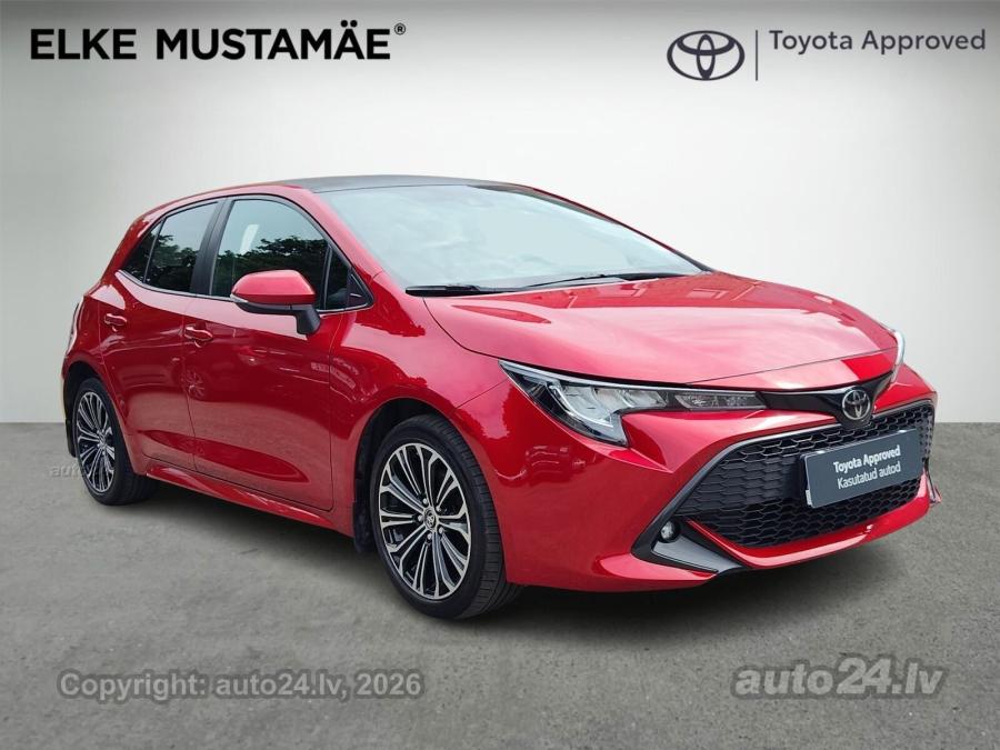 Red Toyota Corolla 2019 in Tallinn, with an engine capacity of 1.20 L and mileage of 64 thousand km for 16995 €, photo 1 on AUTOMOTO.COM.LV