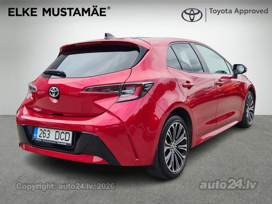 Red Toyota Corolla 2019 in Tallinn, with an engine capacity of 1.20 L and mileage of 64 thousand km for 16995 €, photo 3 on AUTOMOTO.COM.LV