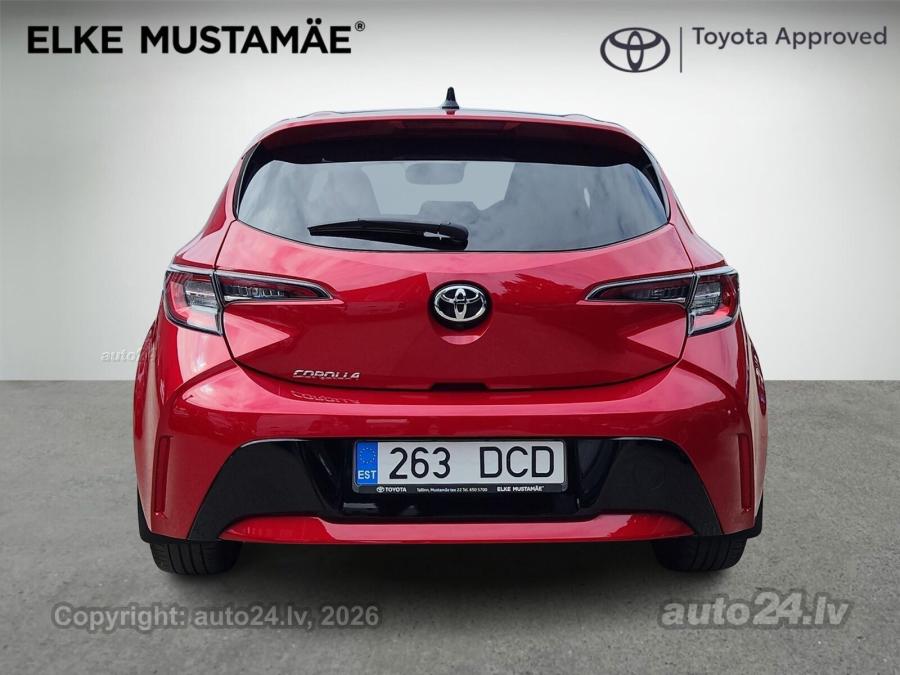 Red Toyota Corolla 2019 in Tallinn, with an engine capacity of 1.20 L and mileage of 64 thousand km for 16995 €, photo 5 on AUTOMOTO.COM.LV
