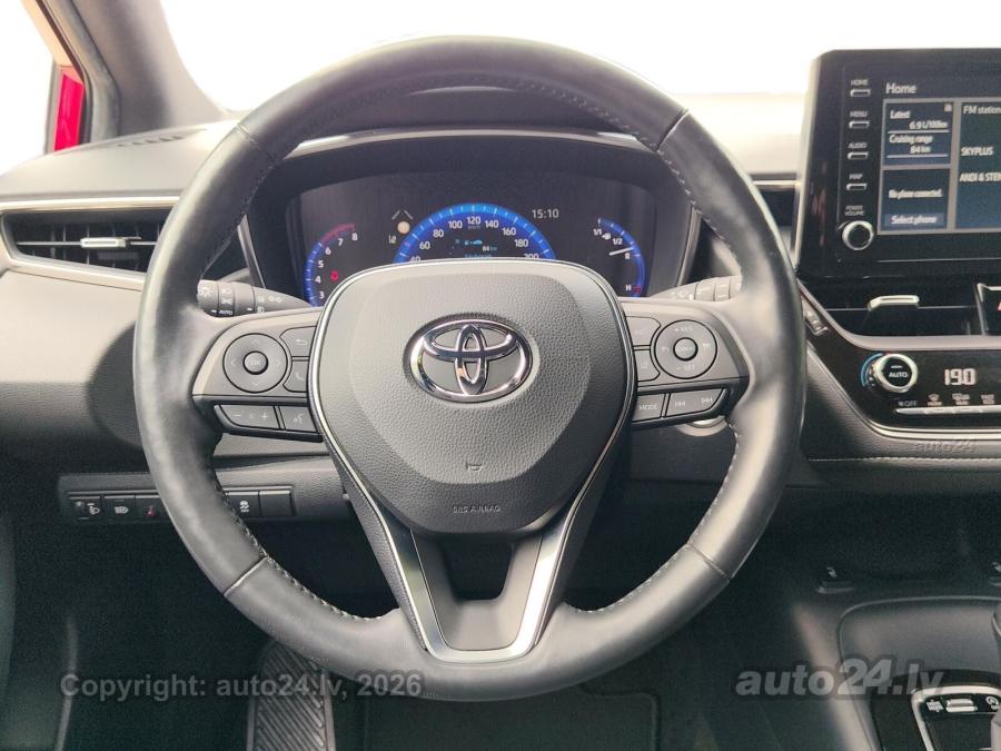 Red Toyota Corolla 2019 in Tallinn, with an engine capacity of 1.20 L and mileage of 64 thousand km for 16995 €, photo 13 on AUTOMOTO.COM.LV