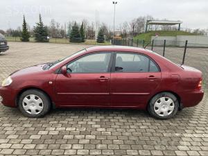 Red Toyota Corolla 2005 in Jelgava, with an engine capacity of 1.60 L and mileage of 151 thousand km for 2000 €, photo  on AUTOMOTO.COM.LV