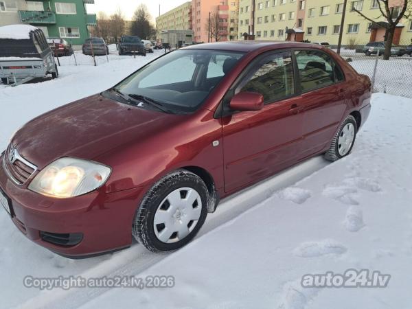 Sarkans Toyota Corolla 2006 Tallina, ar dzinēja tilpumu 1.40 L un nobraukumu 160 tūkst. km par 2700 €, foto 1 vietnē AUTOMOTO.COM.LV