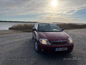 Sarkans Toyota Corolla 2006 Hāpsalu, ar dzinēja tilpumu 1.60 L un nobraukumu 301 tūkst. km par 2500 €, foto  vietnē AUTOMOTO.COM.LV