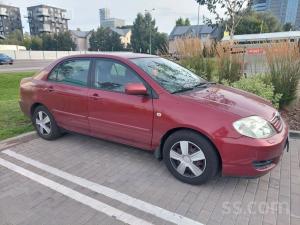Красный Тойота Королла 2006 в Рига, объемом двигателя 1.60 л и пробегом 189 тыс. км за 1800 €, фото  на AUTOMOTO.COM.LV