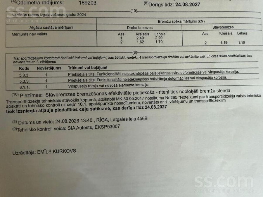 Красный Тойота Королла 2006 в Рига, объемом двигателя 1.60 л и пробегом 189 тыс. км за 1800 €, фото 8 на AUTOMOTO.COM.LV