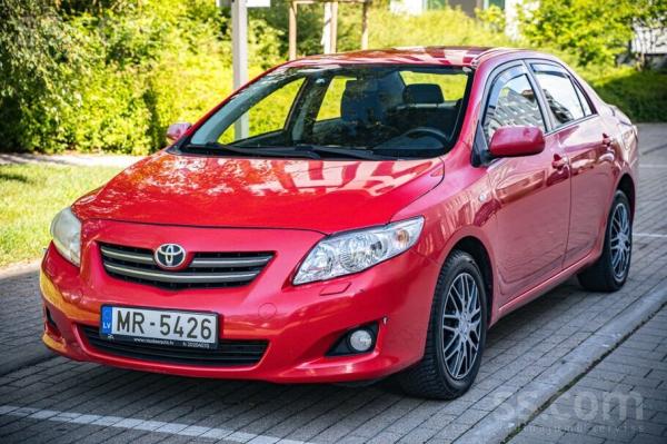 Toyota Corolla 2007 in Riga on AUTOMOTO.COM.LV Red Toyota Corolla 2007 in Riga, with an engine capacity of 1.60 L and mileage of 289 thousand km for 2990 €, photo 1 on AUTOMOTO.COM.LV