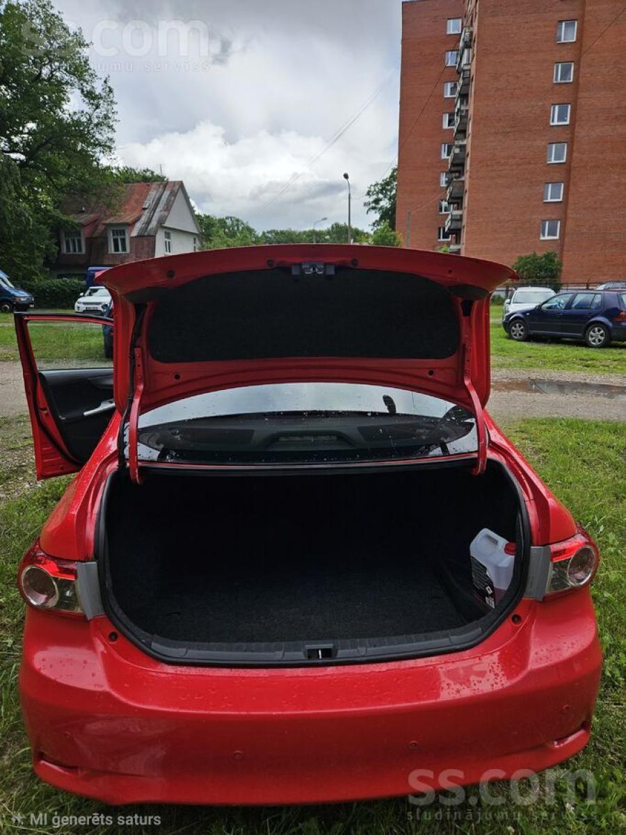 Sarkans Toyota Corolla 2013 Rīga, ar dzinēja tilpumu 1.60 L un nobraukumu 206 tūkst. km par 4750 €, foto 11 vietnē AUTOMOTO.COM.LV