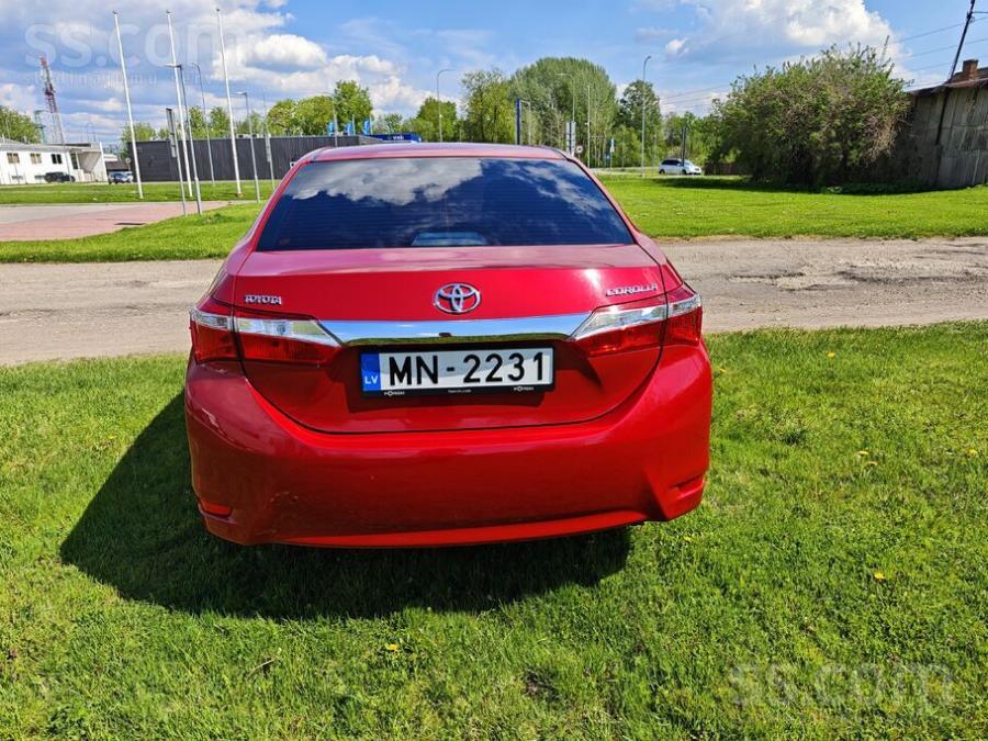 Sarkans Toyota Corolla 2015 Bauska, ar dzinēja tilpumu 1.40 L un nobraukumu 199 tūkst. km par 5800 €, foto 5 vietnē AUTOMOTO.COM.LV