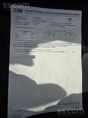 Красный Тойота Королла 2019 в Елгава, объемом двигателя 1.80 л и пробегом 173 тыс. км за 14390 €, фото 27 на AUTOMOTO.COM.LV