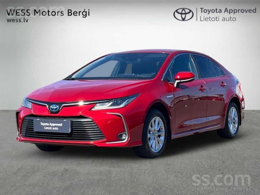 Sarkans Toyota Corolla 2021 Rīga, ar dzinēja tilpumu 1.80 L un nobraukumu 94 tūkst. km par 18990 €, foto 1 vietnē AUTOMOTO.COM.LV