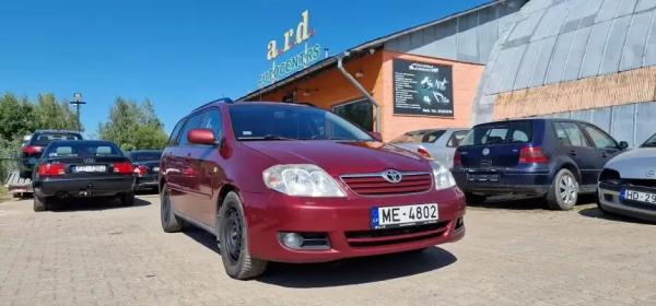 Red Toyota Corolla 2007 in Valmiera, with an engine capacity of 2.00 L and mileage of 0 thousand km for 1500 €, photo 1 on AUTOMOTO.COM.LV