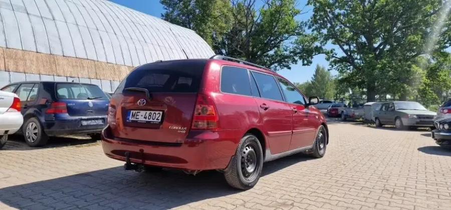 Sarkans Toyota Corolla 2007 Valmiera, ar dzinēja tilpumu 2.00 L un nobraukumu 0 tūkst. km par 1500 €, foto 4 vietnē AUTOMOTO.COM.LV