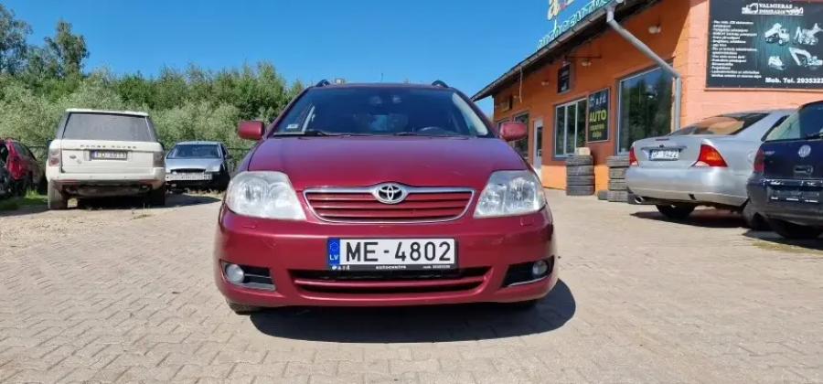Sarkans Toyota Corolla 2007 Valmiera, ar dzinēja tilpumu 2.00 L un nobraukumu 0 tūkst. km par 1500 €, foto 9 vietnē AUTOMOTO.COM.LV