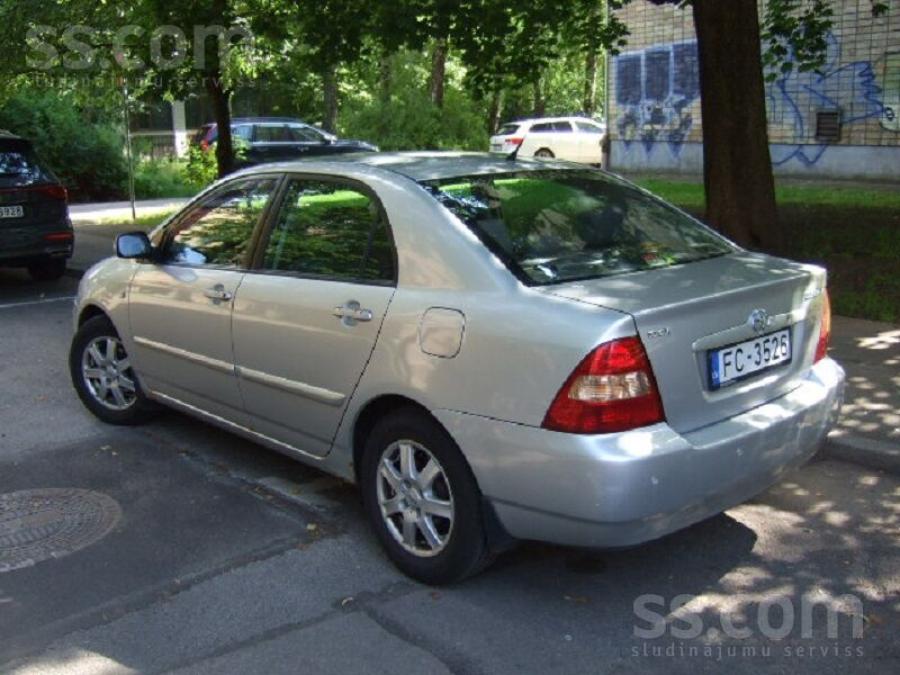 Тойота Королла 2003 в Рига, объемом двигателя 1.40 л и пробегом 253 тыс. км за 800 €, фото 4 на AUTOMOTO.COM.LV