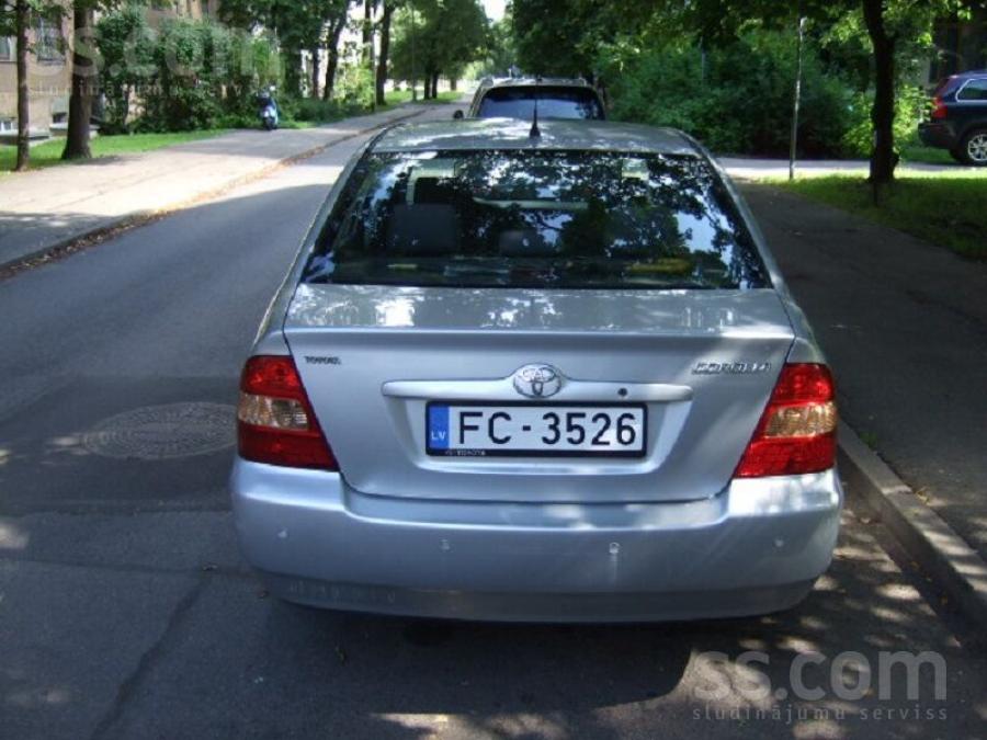 Тойота Королла 2003 в Рига, объемом двигателя 1.40 л и пробегом 253 тыс. км за 800 €, фото 5 на AUTOMOTO.COM.LV