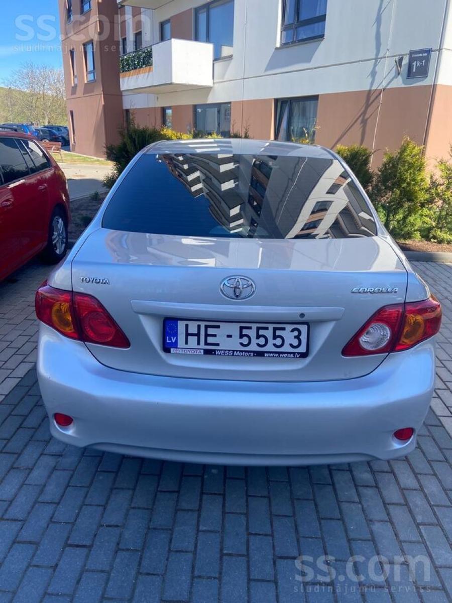 Toyota Corolla 2008 Rīga, ar dzinēja tilpumu 1.60 L un nobraukumu 76 tūkst. km par 5200 €, foto 1 vietnē AUTOMOTO.COM.LV