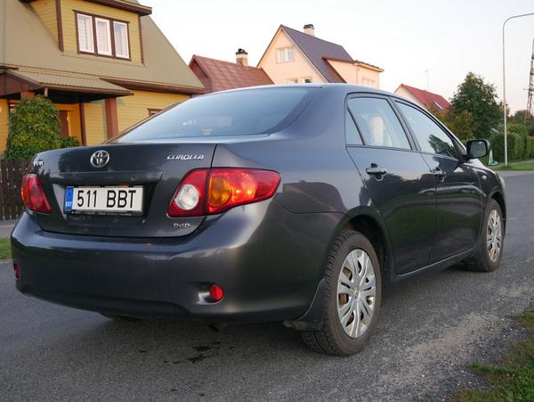 Toyota Corolla 2009 in Viljandi, with an engine capacity of 1.40 L and mileage of 280 thousand km for 2800 €, photo 8 on AUTOMOTO.COM.LV