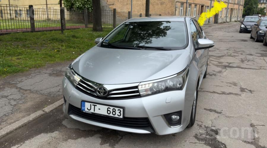 Toyota Corolla 2014 Rīga, ar dzinēja tilpumu 1.60 L un nobraukumu 194 tūkst. km par 7200 €, foto 1 vietnē AUTOMOTO.COM.LV
