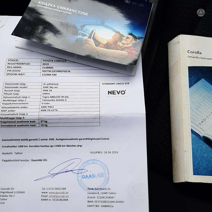Тойота Королла 2014 в Кедайняй, объемом двигателя 1.60 л и пробегом 216 тыс. км за 7199 €, фото 18 на AUTOMOTO.COM.LV