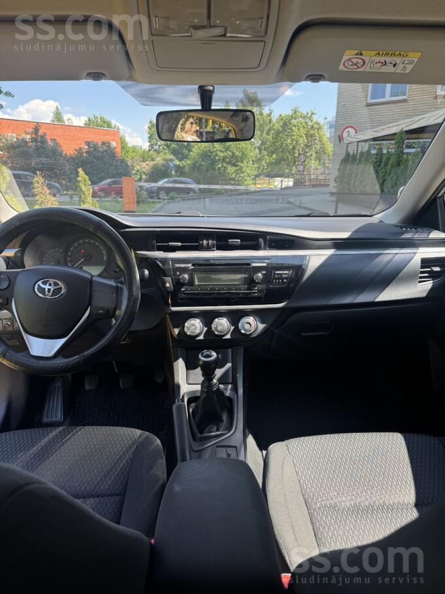 Toyota Corolla 2015 Rīga, ar dzinēja tilpumu 1.60 L un nobraukumu 290 tūkst. km par 5800 €, foto 7 vietnē AUTOMOTO.COM.LV