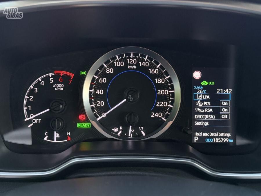 Toyota Corolla 2019 in Vilnius, with an engine capacity of 1.80 L and mileage of 186 thousand km for 15500 €, photo 27 on AUTOMOTO.COM.LV