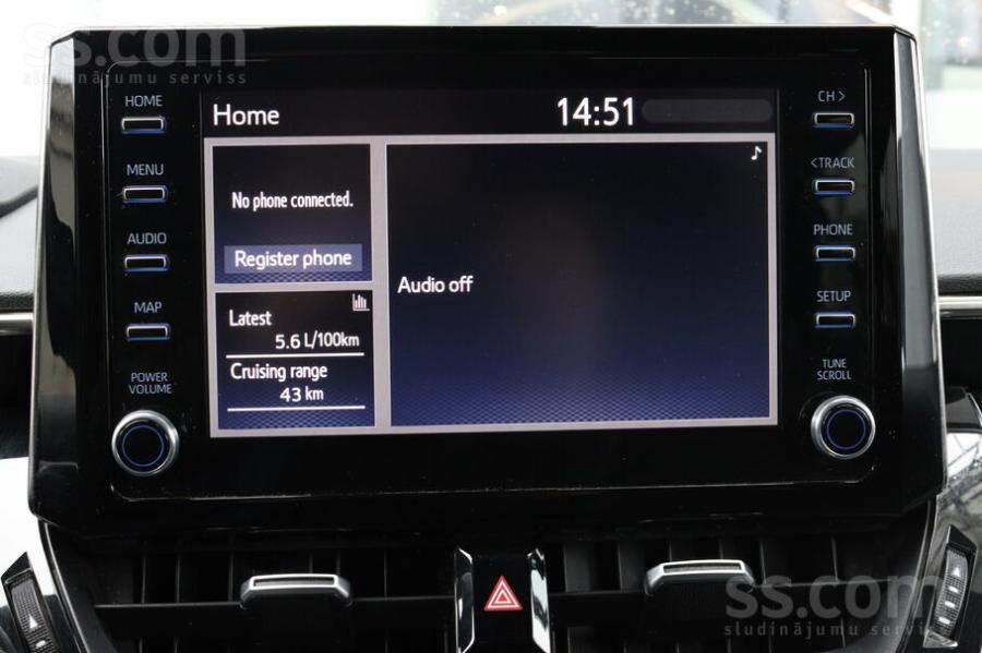 Toyota Corolla 2022 Rīga, ar dzinēja tilpumu 1.80 L un nobraukumu 105 tūkst. km par 17600 €, foto 15 vietnē AUTOMOTO.COM.LV
