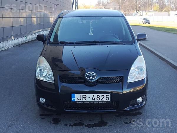 Melns Toyota Corolla Verso 2008 Rīga, ar dzinēja tilpumu 2.20 L un nobraukumu 0 tūkst. km par 2300 €, foto 2 vietnē AUTOMOTO.COM.LV