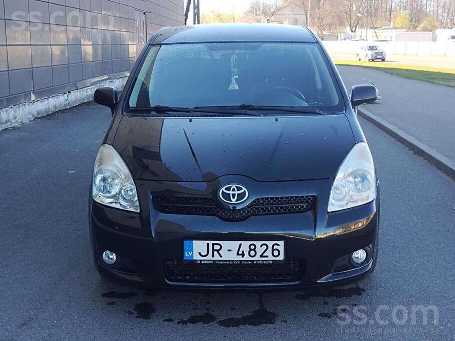 Melns Toyota Corolla Verso 2008 Rīga, ar dzinēja tilpumu 2.20 L un nobraukumu 0 tūkst. km par 2300 €, foto 3 vietnē AUTOMOTO.COM.LV