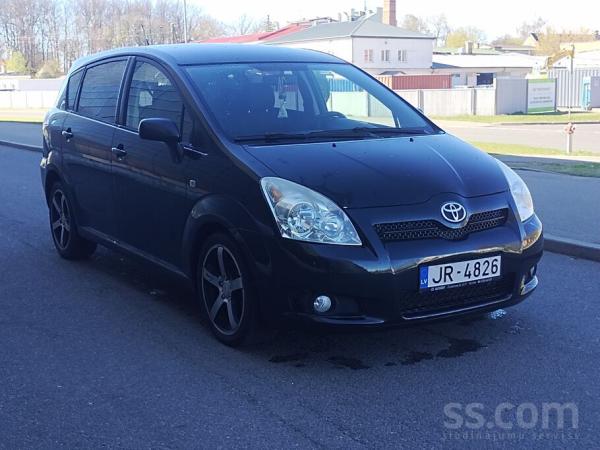 Melns Toyota Corolla Verso 2008 Rīga, ar dzinēja tilpumu 2.20 L un nobraukumu 0 tūkst. km par 2300 €, foto 3 vietnē AUTOMOTO.COM.LV