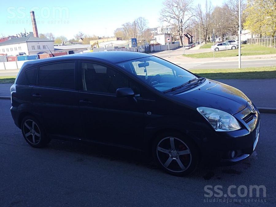 Melns Toyota Corolla Verso 2008 Rīga, ar dzinēja tilpumu 2.20 L un nobraukumu 0 tūkst. km par 2300 €, foto 8 vietnē AUTOMOTO.COM.LV