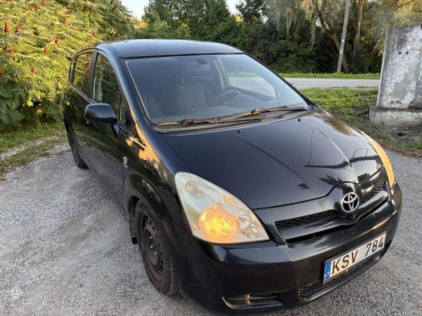 Melns Toyota Corolla Verso 2005 Joniškis, ar dzinēja tilpumu 2.00 L un nobraukumu 400 tūkst. km par 650 €, foto 9 vietnē AUTOMOTO.COM.LV