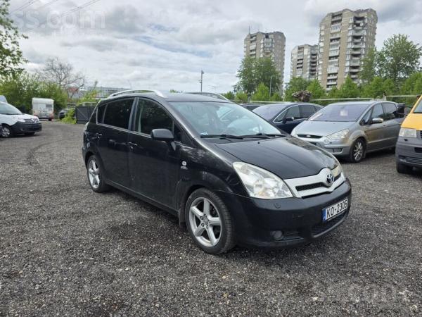 Melns Toyota Corolla Verso 2006 Rīga, ar dzinēja tilpumu 2.20 L un nobraukumu 0 tūkst. km par 1950 €, foto 1 vietnē AUTOMOTO.COM.LV