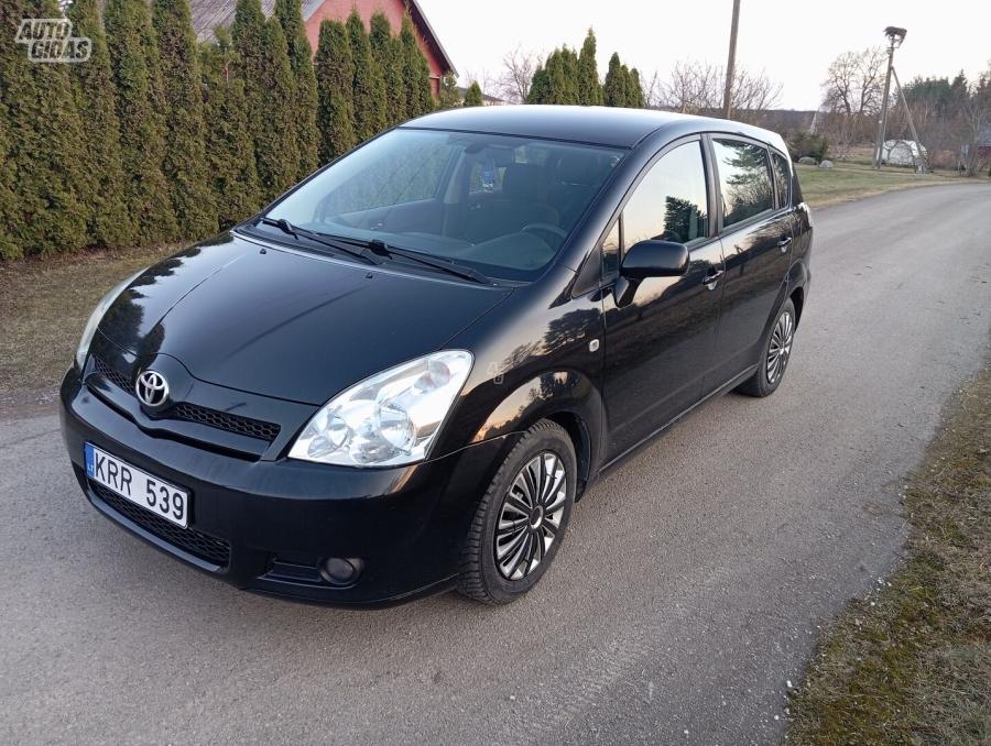 Melns Toyota Corolla Verso 2006 Anykščiai, ar dzinēja tilpumu 2.20 L un nobraukumu 368 tūkst. km par 2100 €, foto 3 vietnē AUTOMOTO.COM.LV