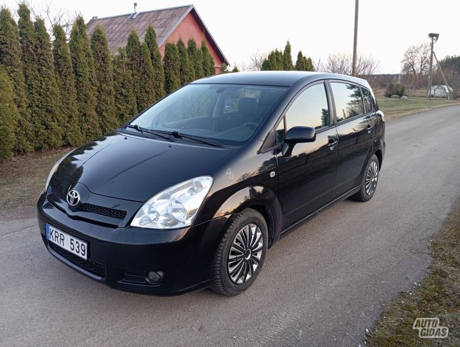 Melns Toyota Corolla Verso 2006 Anykščiai, ar dzinēja tilpumu 2.20 L un nobraukumu 368 tūkst. km par 2100 €, foto 6 vietnē AUTOMOTO.COM.LV