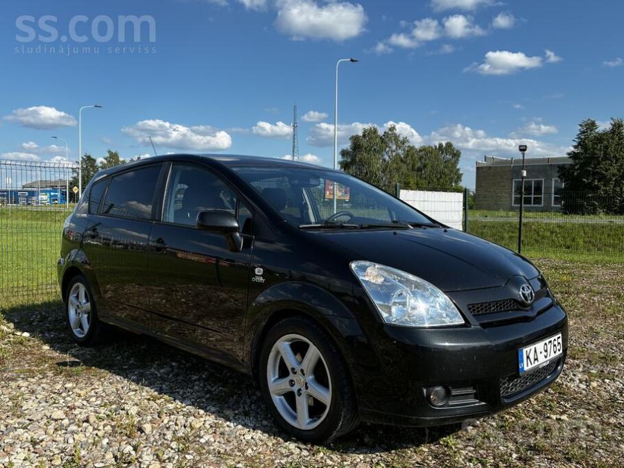 Melns Toyota Corolla Verso 2006 Saldus, ar dzinēja tilpumu 2.20 L un nobraukumu 250 tūkst. km par 1850 €, foto 4 vietnē AUTOMOTO.COM.LV